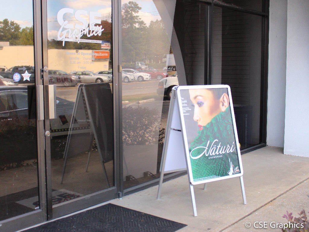 Aluminum Snap Frame With Double-Sided Graphic Package - CSE Graphics